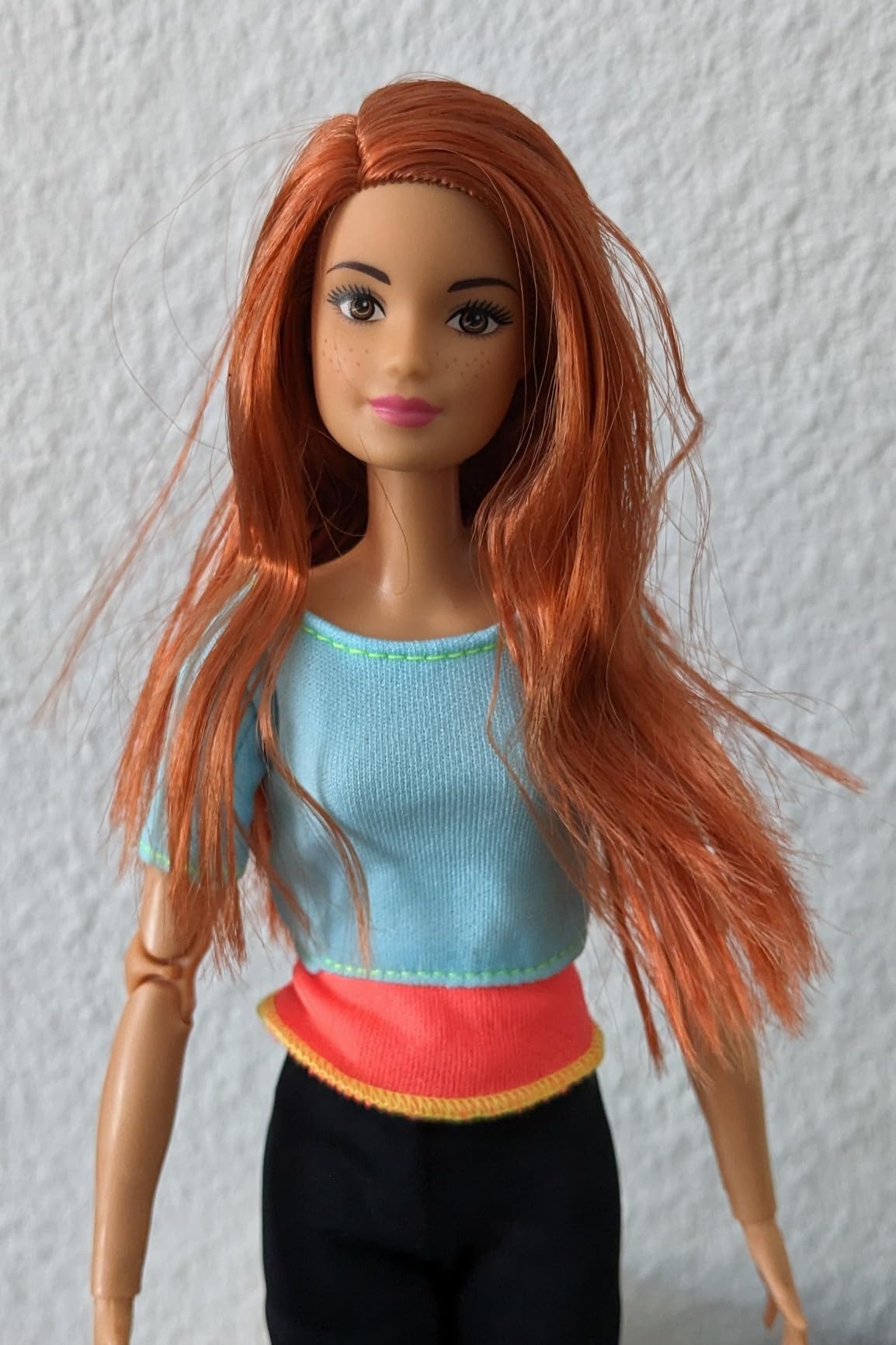 Barbie DPP74 - Puppe im Sportoutfit mit beweglichen Gelenken, Spielzeug ...