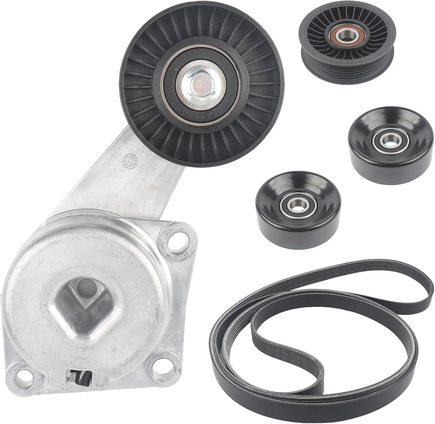 Amazon.com: Dasbecan Drive Belt Tensioner Idler Pulley Serpentine Kit Compatible with Ford F150 ...