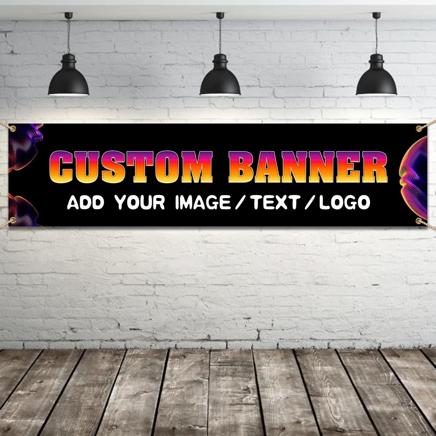 Amazon.com: Custom Banners and Signs Personalized Banner Custom Photo ...