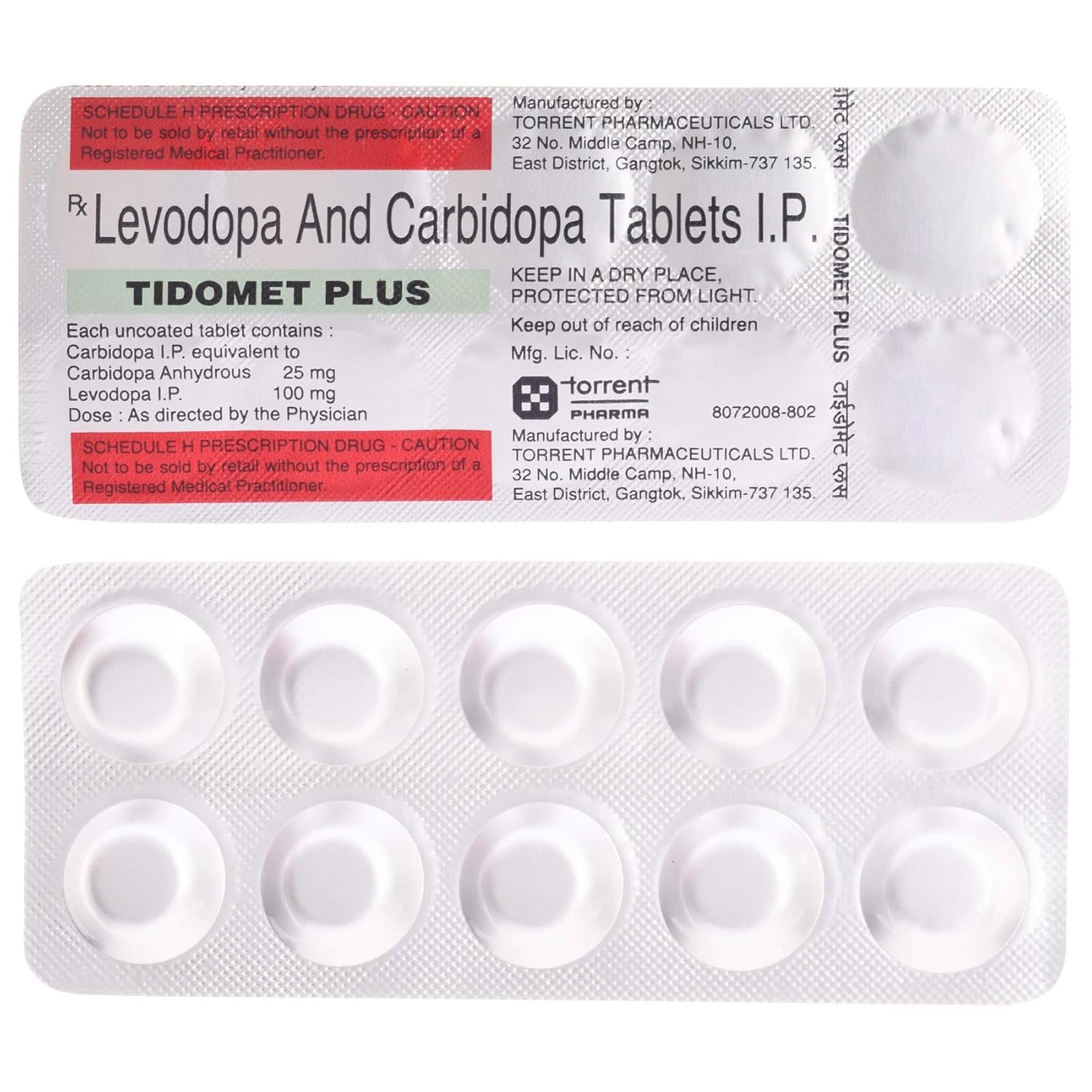 Tidomet Plus - Strip of 10 Tablets : Amazon.in: Health & Personal Care