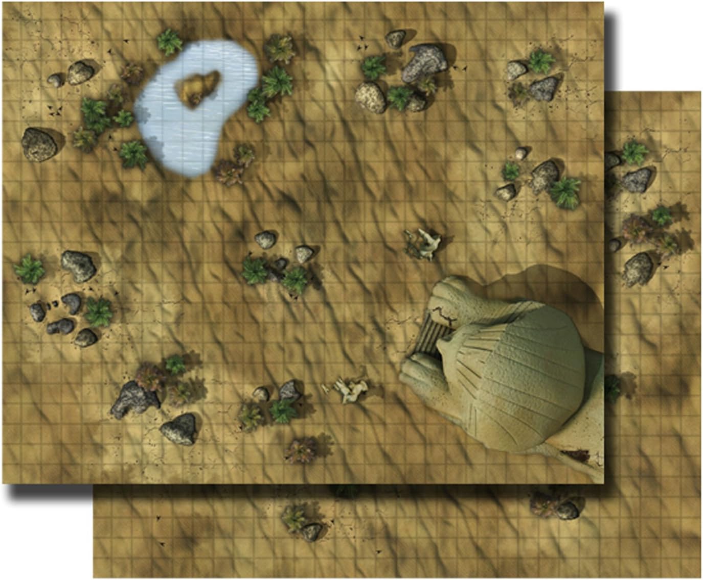 Amazon.com: Paizo, Inc. GameMastery Flip-Mat: Desert : Staff, Paizo ...