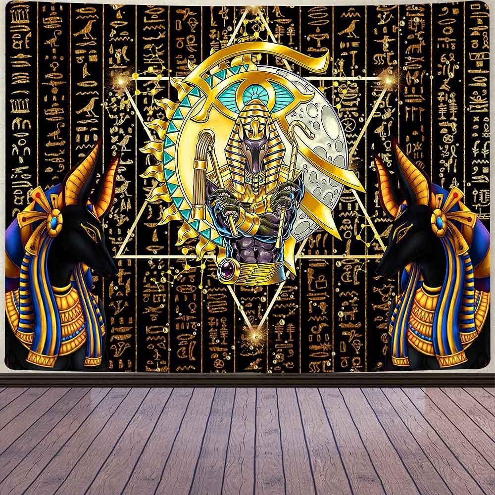 Amazon.com: Aidatain Egyptian Style Tapestry Ancient Mythology Anubis ...