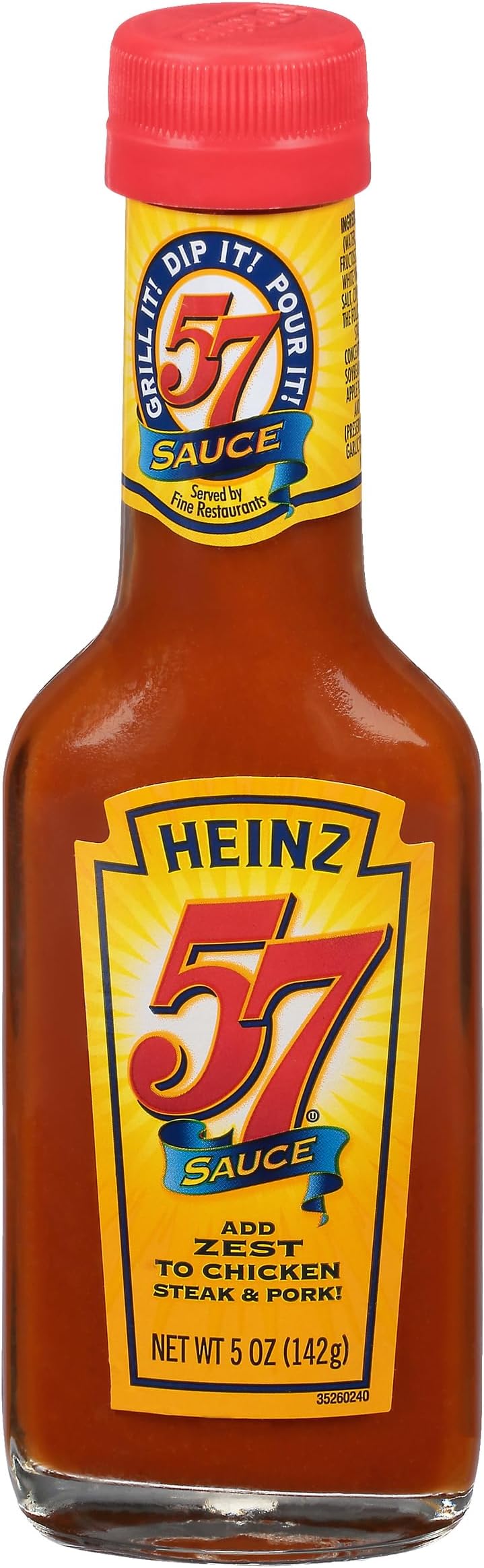 Amazon.com : Heinz 57 Sauce (24 ct Casepack, 5 oz Bottles) : Everything ...