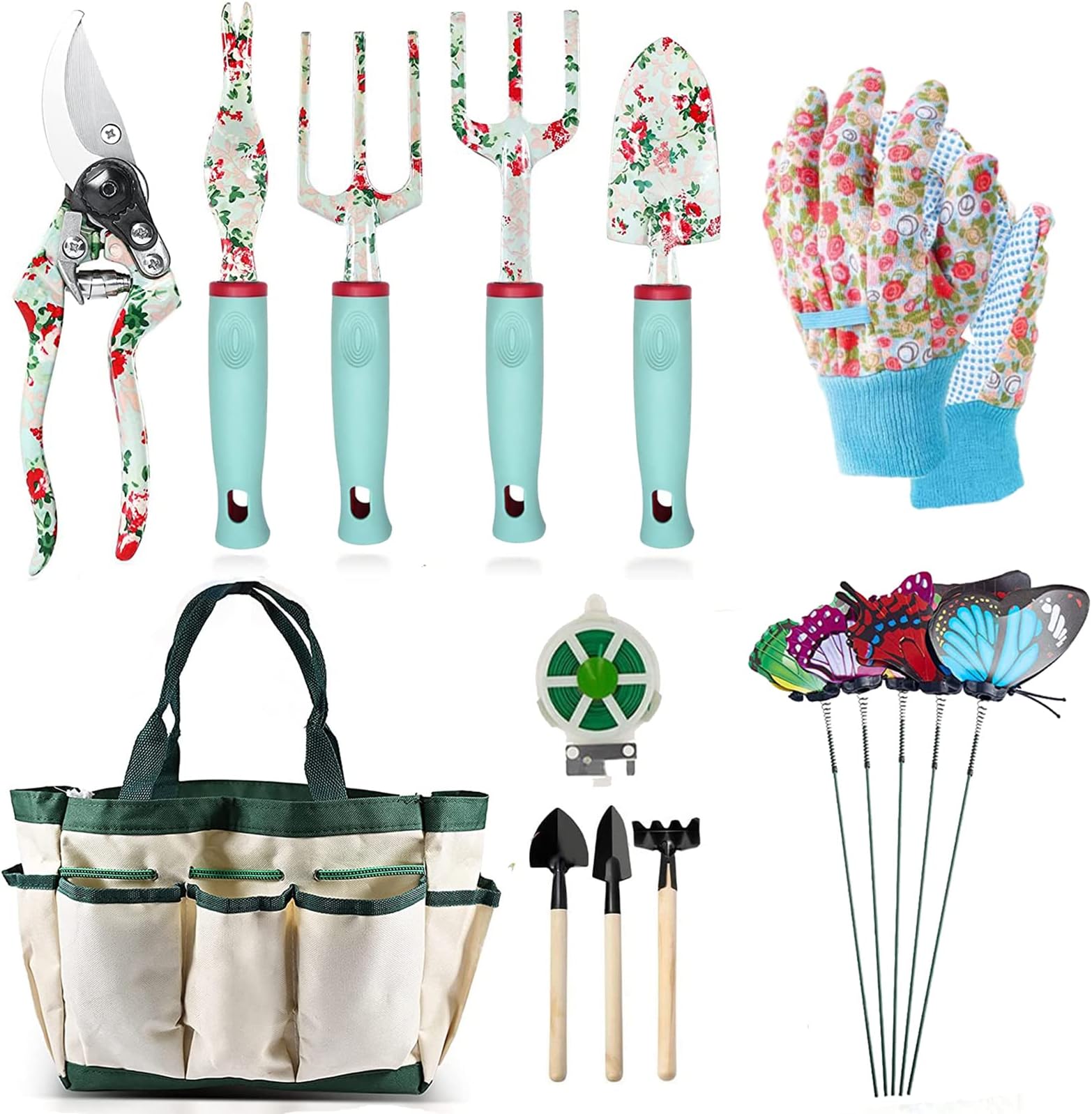 Plant Theatre Essential Garden Tool Bag - Includes Tools for the ...