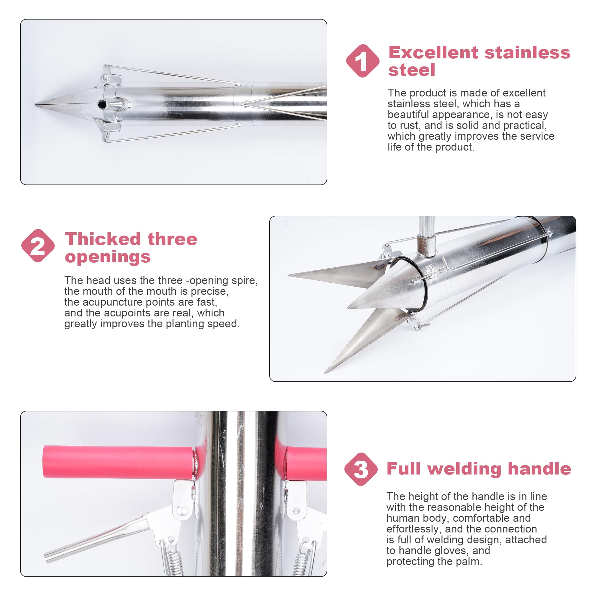 Snapklik.com : Seedling Transplanter Long Handled Bulb Planter Tools ...