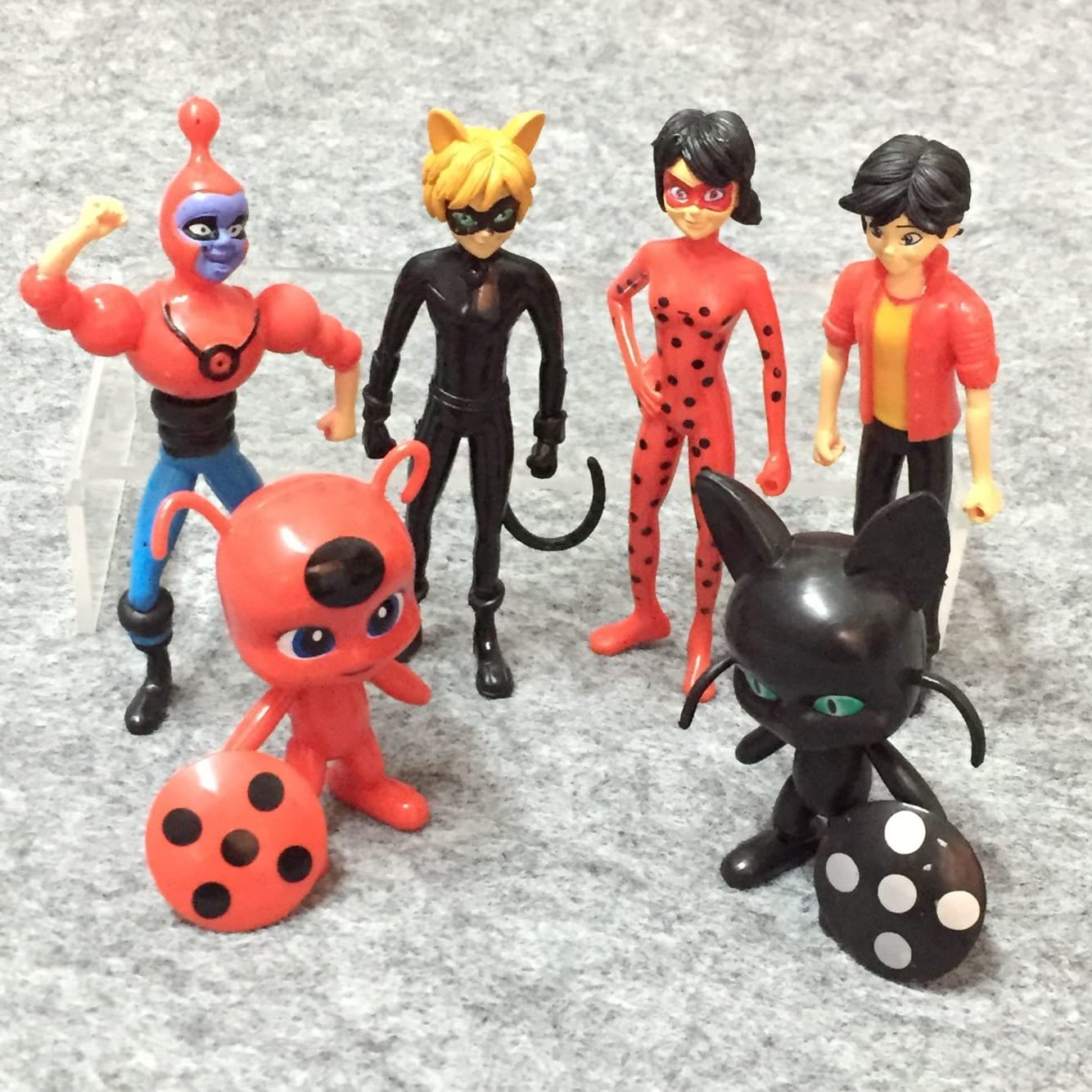 6 Pcs Ladybug Action Figure -...B09J53RHWY | Encarguelo.com