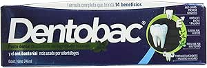 Dentobac Crema Dental 24 Ml, Pack of 1 : Amazon.com.mx: Salud y Cuidado ...