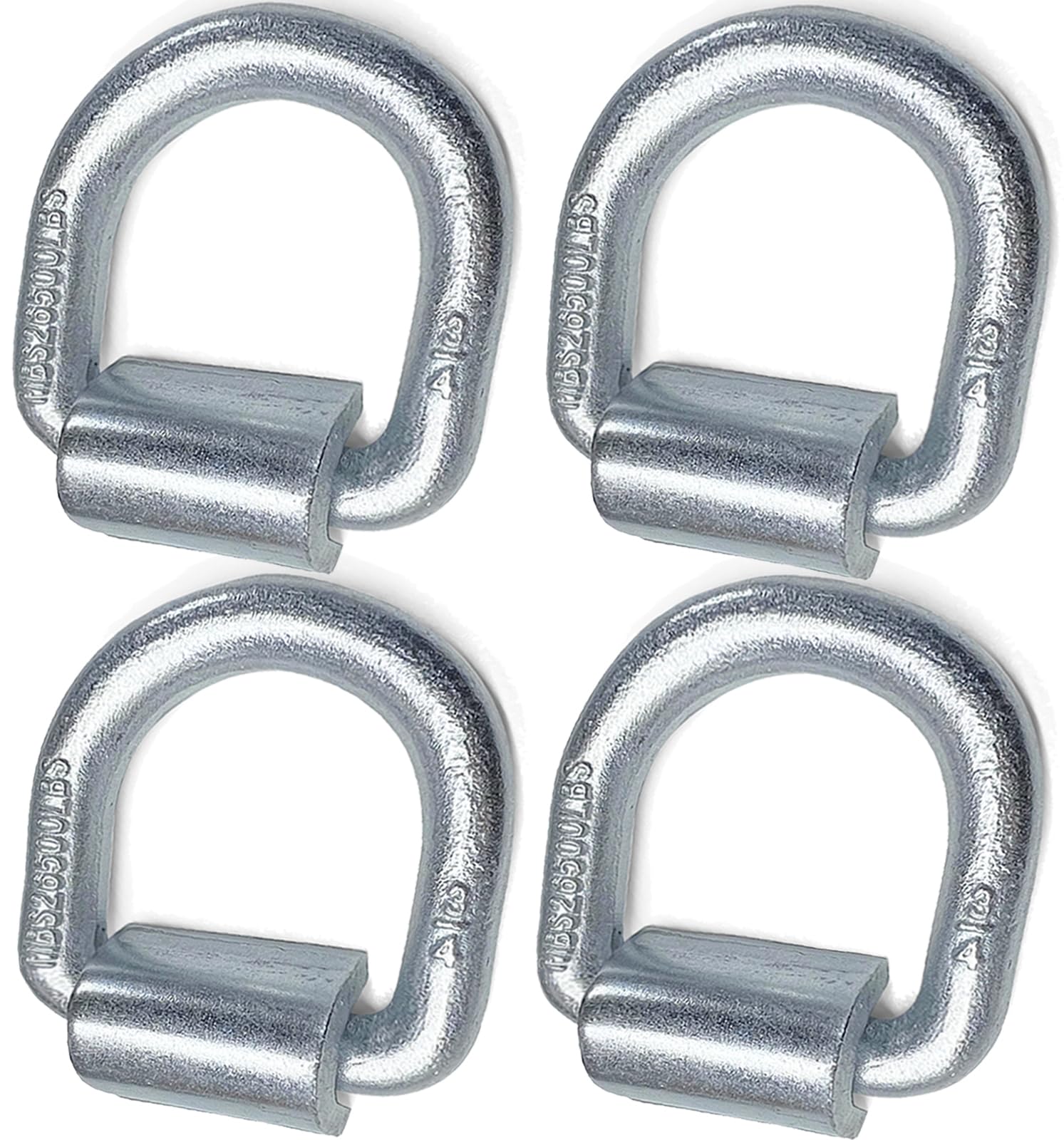 Amazon.com: Weld-On D Rings 3/4" Heavy Duty D Rings 4 Pack, Forged ...