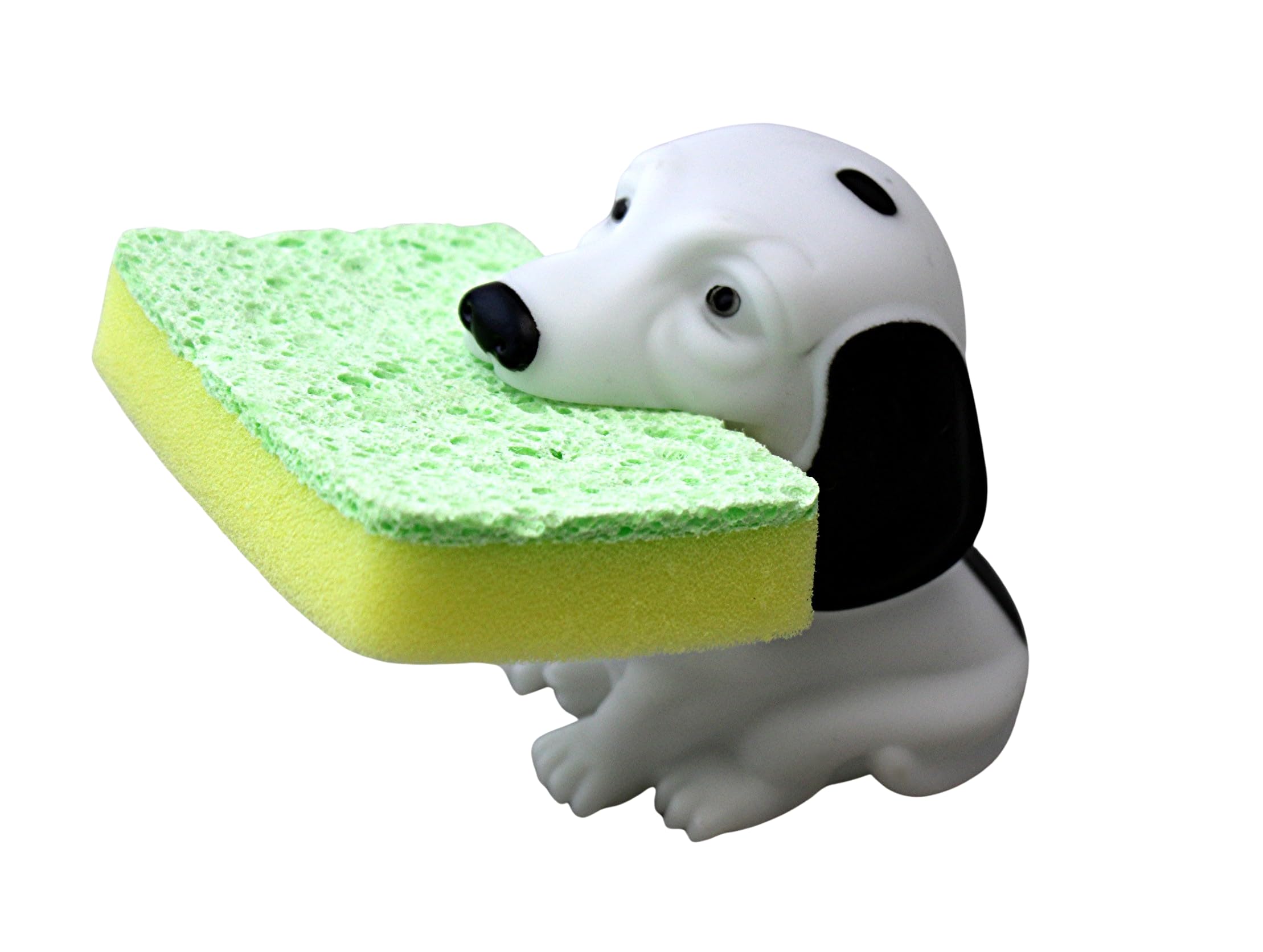 Amazon.com: Animal-Shaped Sponge Holder with Sponge – White Dog with ...