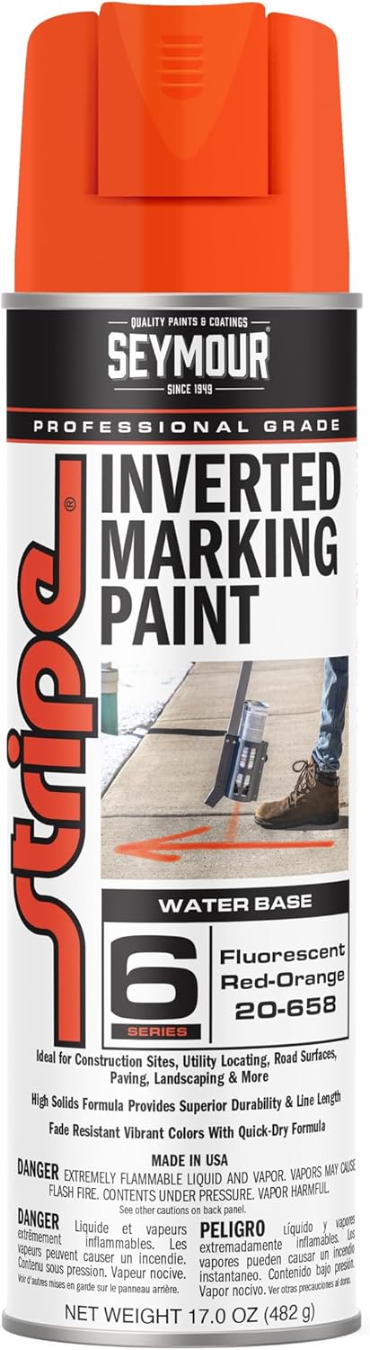 20-658 Seymour Stripe 6-Series Inverted Ground Marking Paint ...