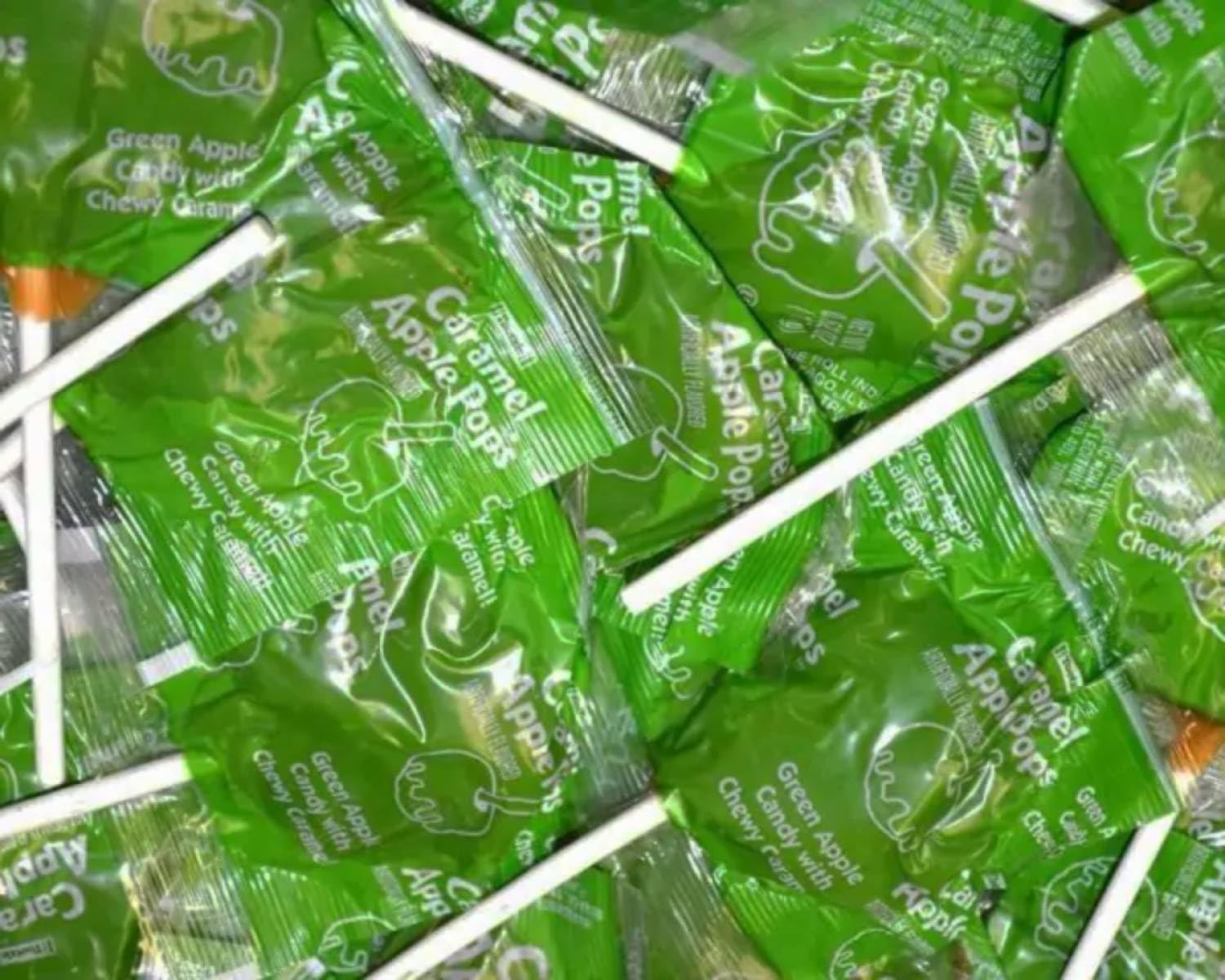 Amazon.com : Queen City Candy Cave-Green Apple Caramel Lollipops ...