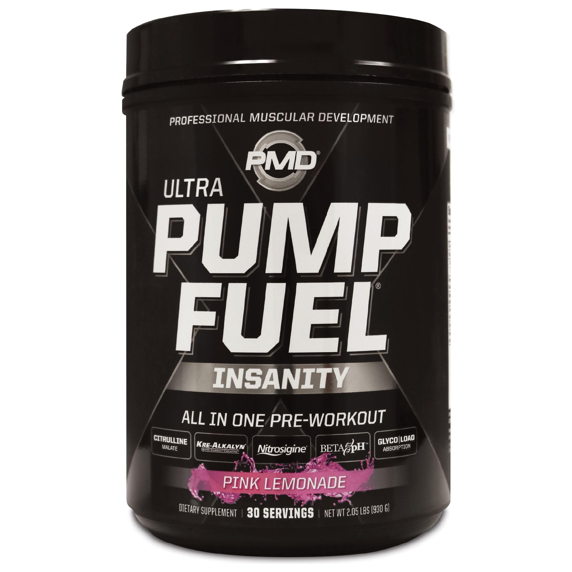 Amazon.com: PMD Sports Ultra Pump Fuel Insanity - Pre Workout Drink Mix ...