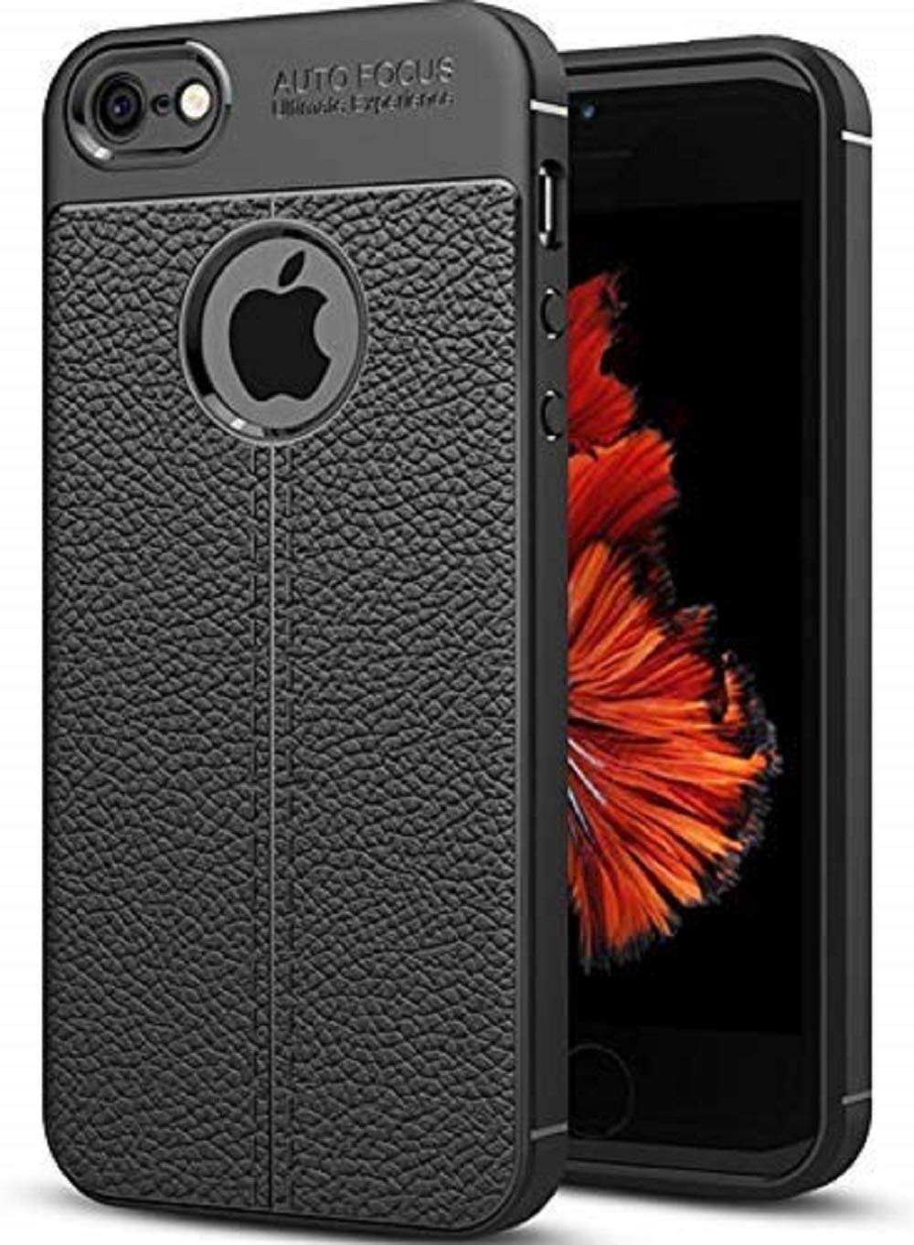 Avzax® Back Cover for Apple iPhone 6G, Leather Textured Autofocus Soft ...
