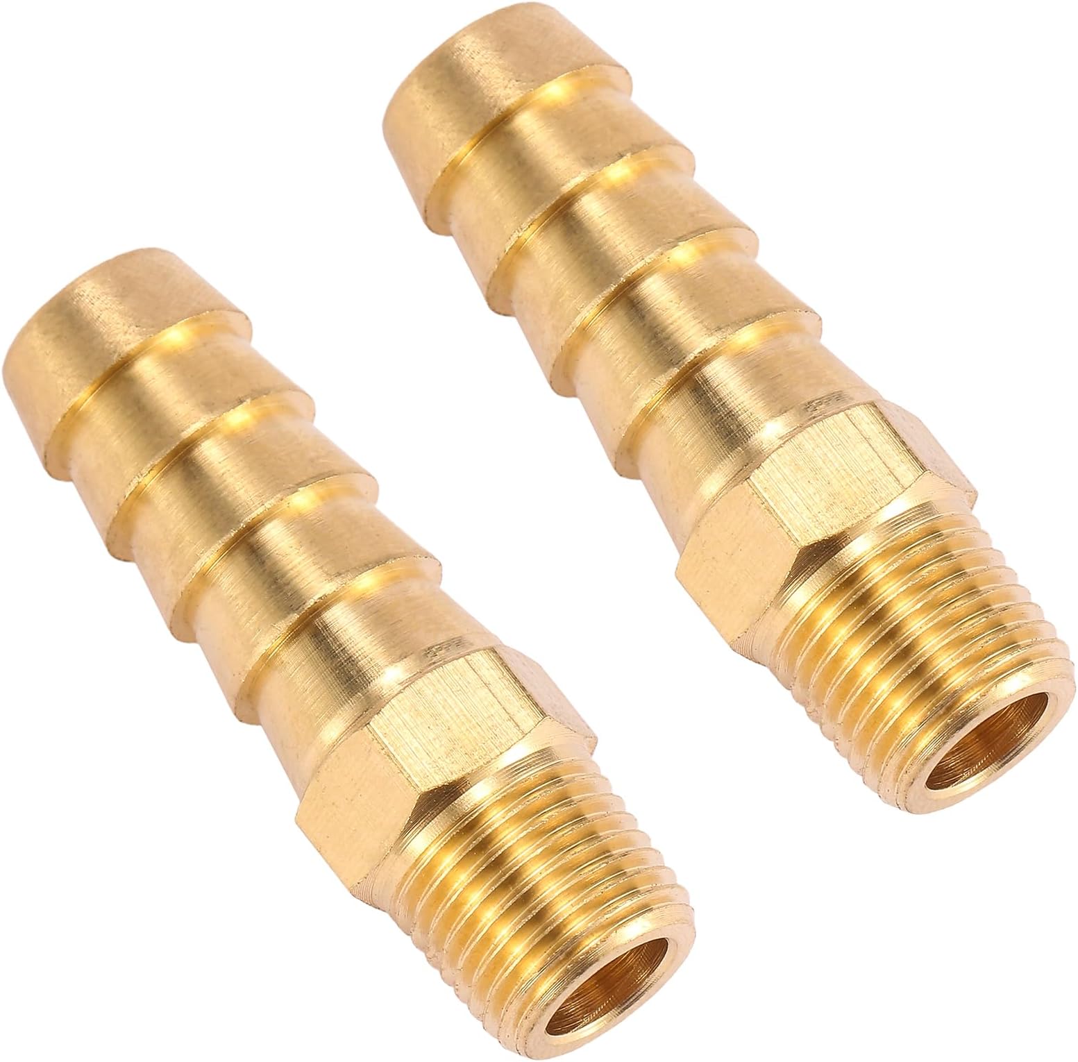 Amazon.com: Legines Brass Hose Barb Fitting, 3/8" Hose ID Barb x 1/8 ...