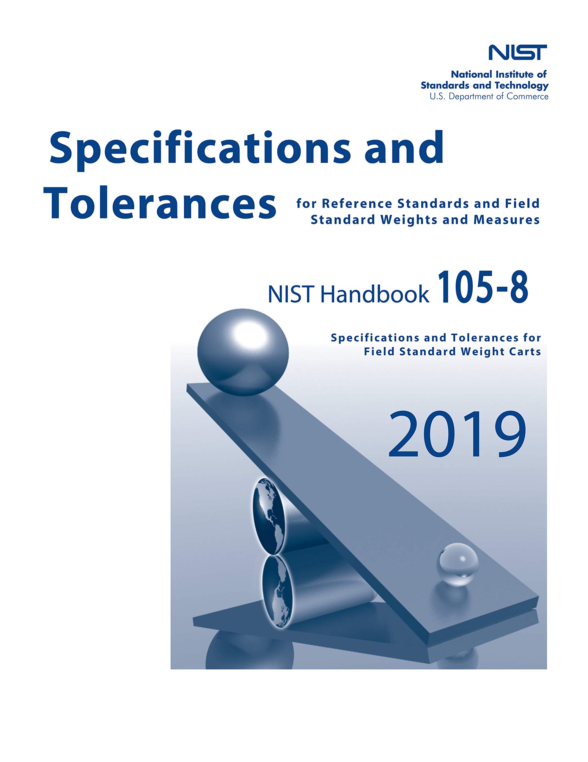 Buy 2019 NIST Handbook 105-8: Specifications and Tolerances for ...