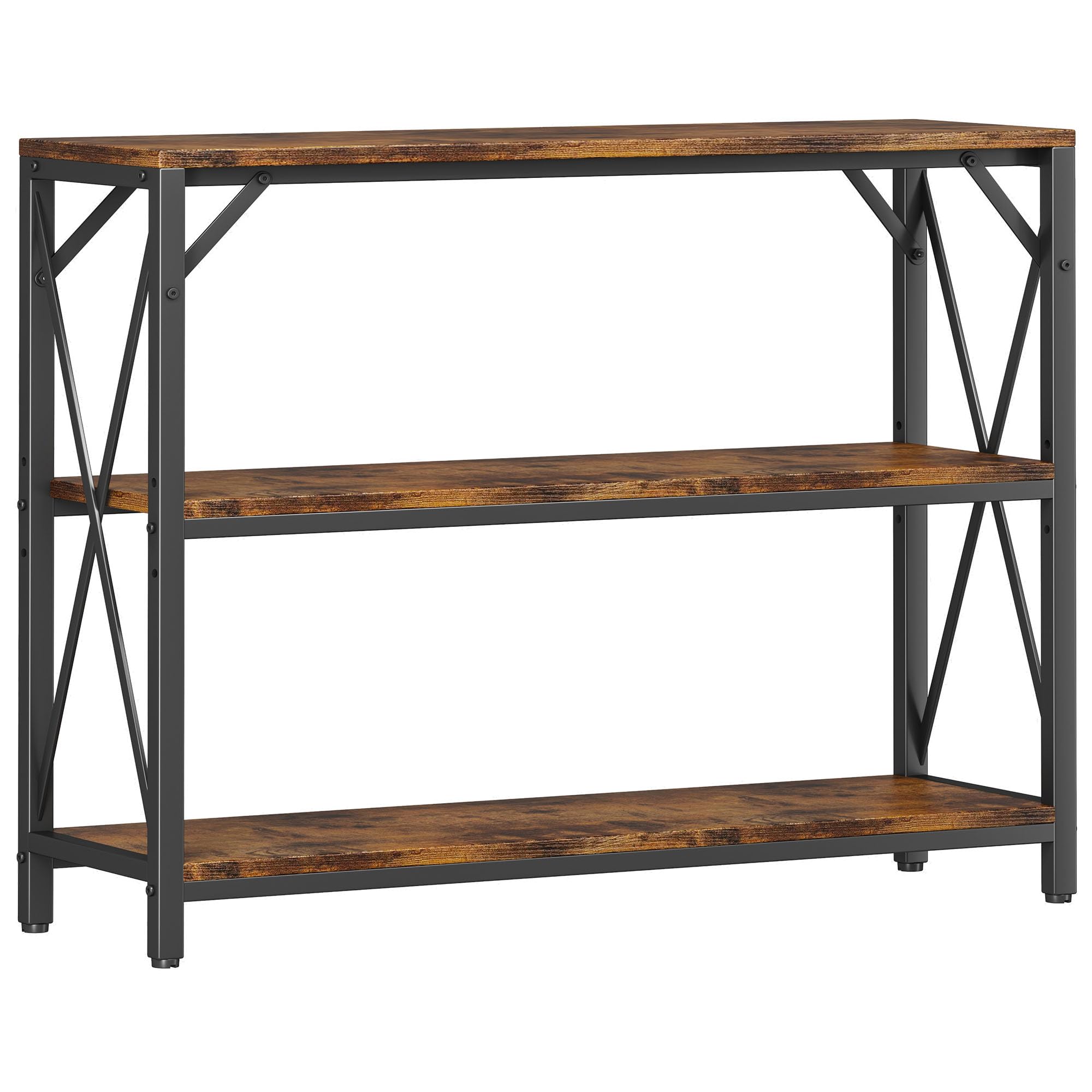 Amazon.com: Homeiju Entry Table 40" Width, 3-Tier Entryway Table with ...