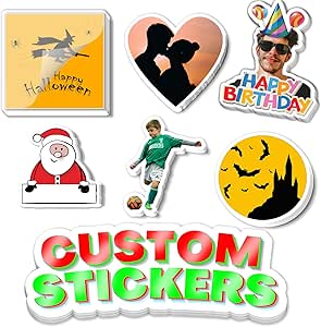Personalised Stickers, Design Your Own Vinyl Decals Stickers Labels ...