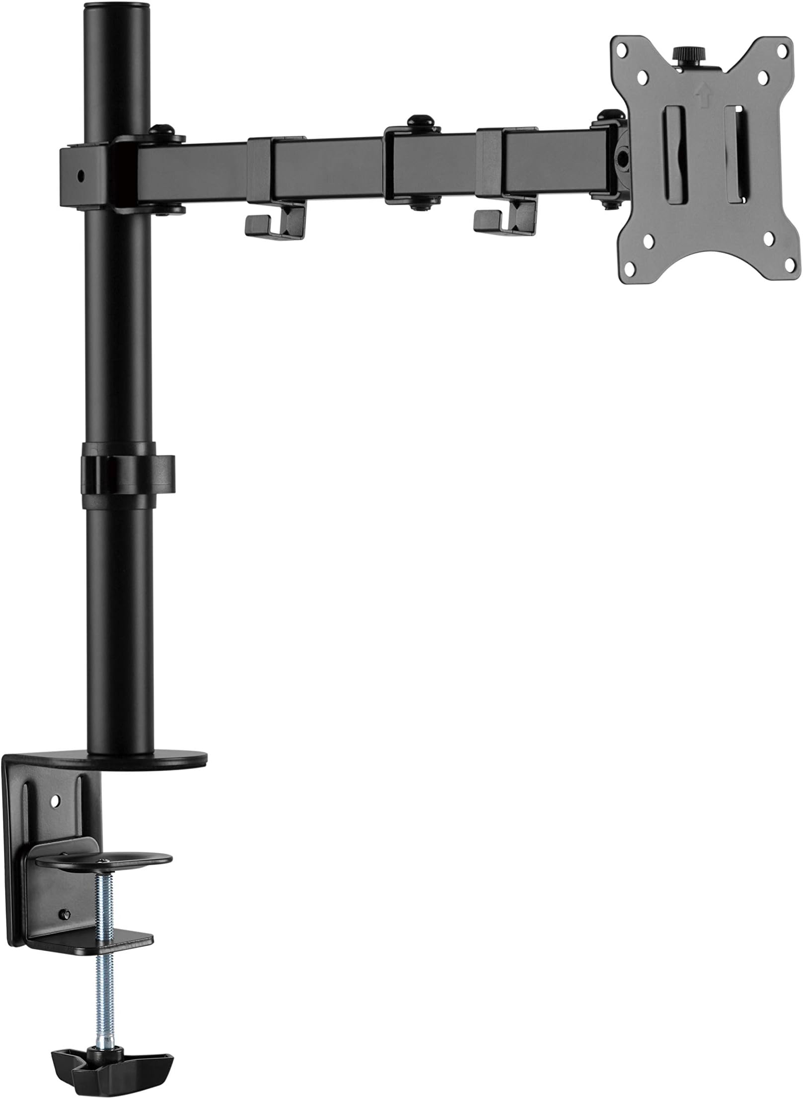 Amer Single LCD Monitor Desk Mount Stand Fully Adjustable/Tilt ...