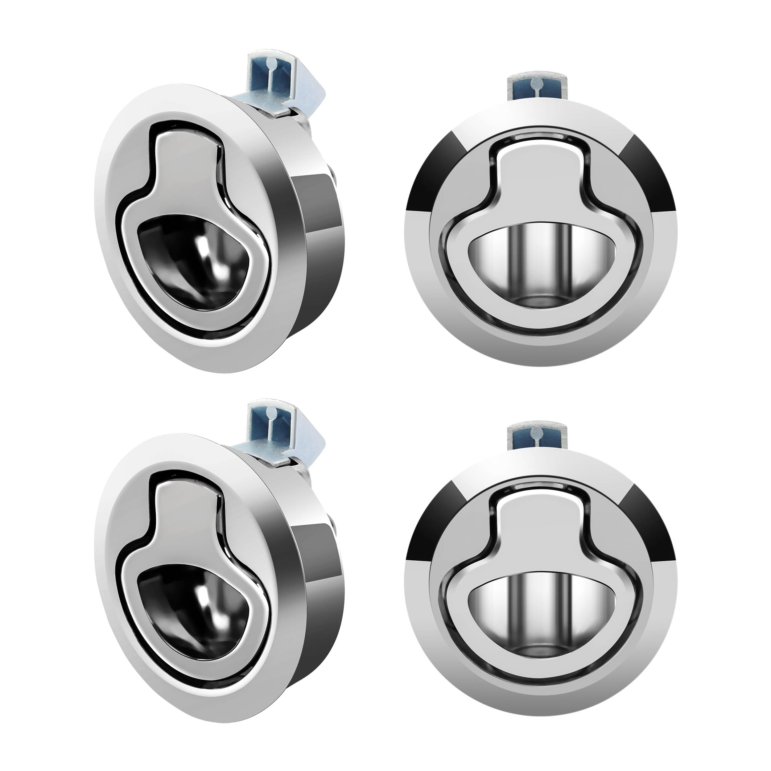 Snapklik.com : Boat Slam Latch 2" Lift Handle Deck Hatch Marine Grade ...