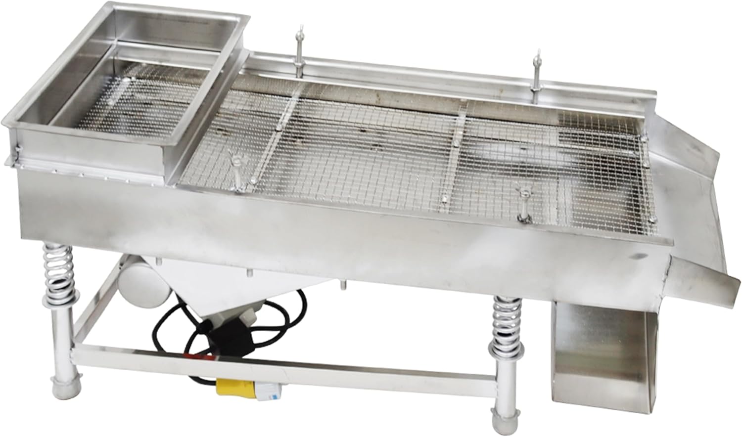 INTBUYING Linear Vibrating Screen Stainless Steel Linear Sifter Machine ...