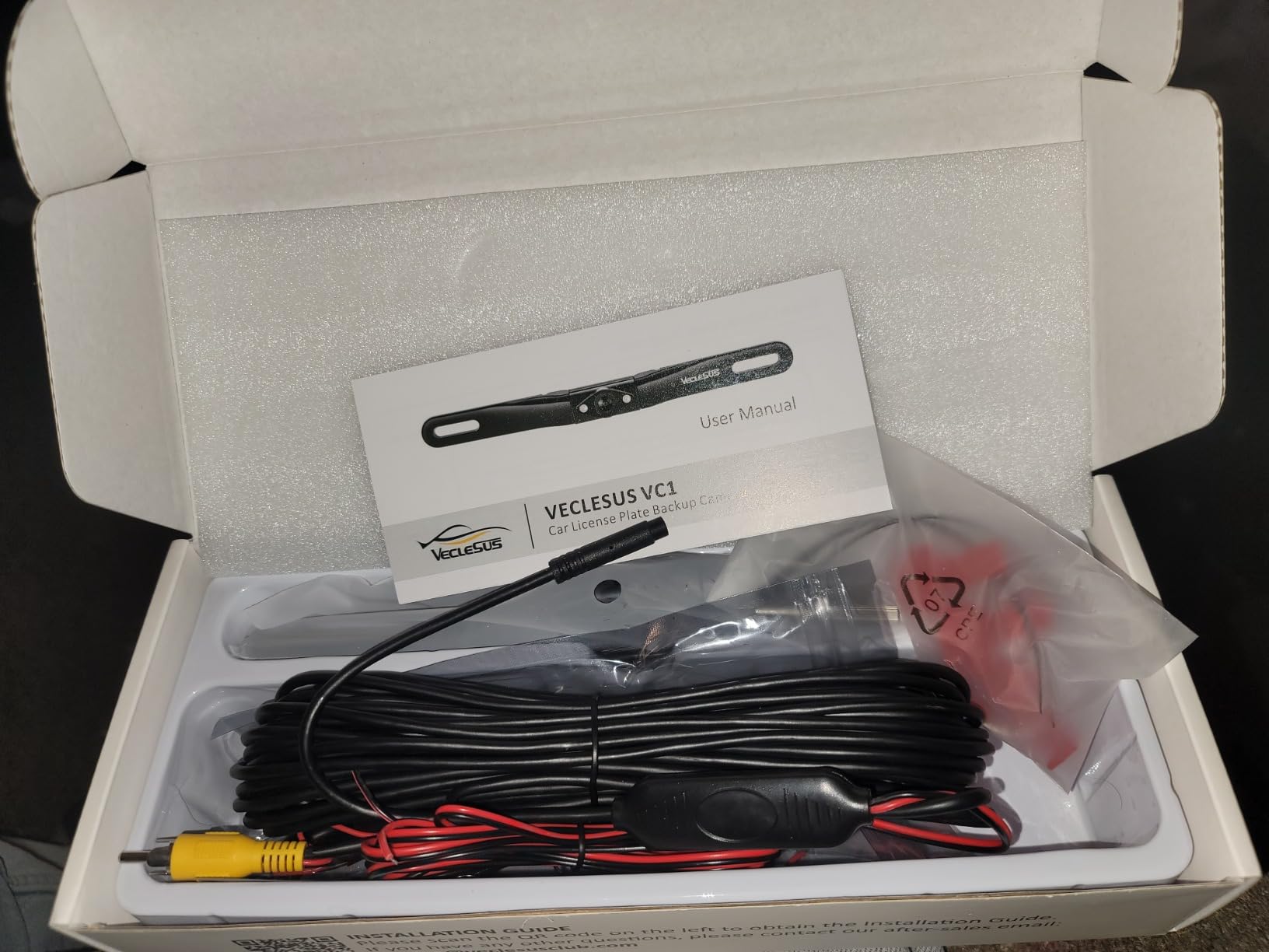 Amazon.com: BOSS Audio Systems LPCB40 Reverse Rearview License Plate ...