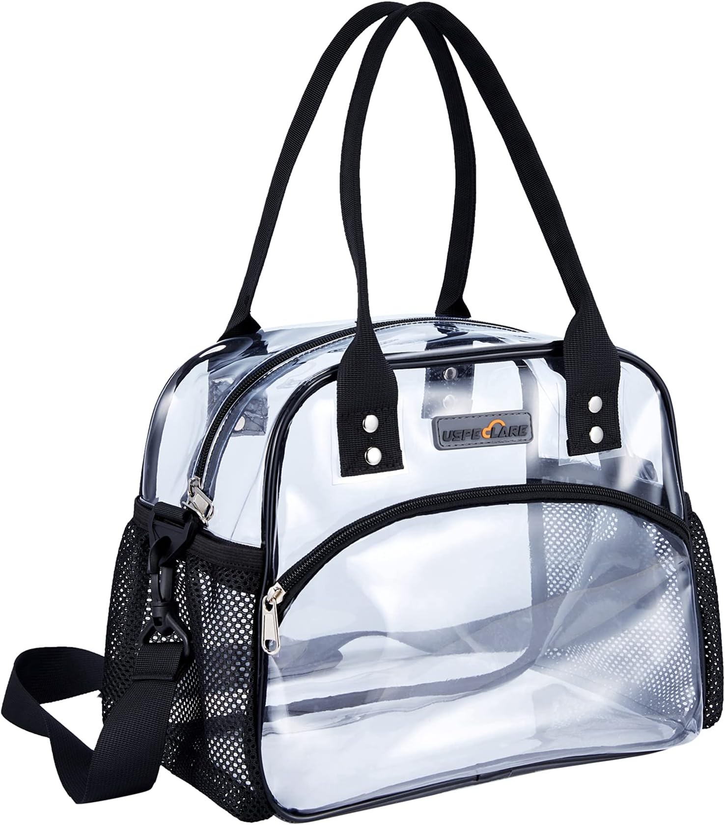 Amazon.com: A.TO.Z.MONS Clear Lunch Bag, Clear Lunch Box transparent ...