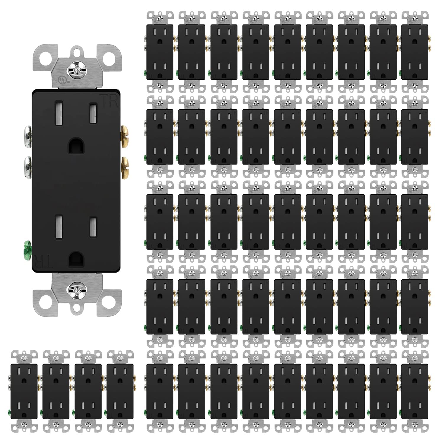 Snapklik.com : Micmi Decorator Receptacle Outlet, Standard Electrical ...