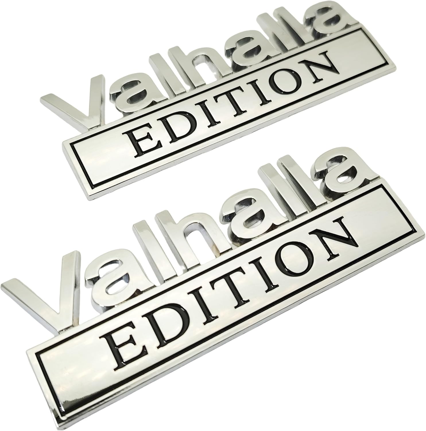 Amazon.com: 2Pack Vikings Valhalla Edition Auto Emblems Truck Badge 3D ...