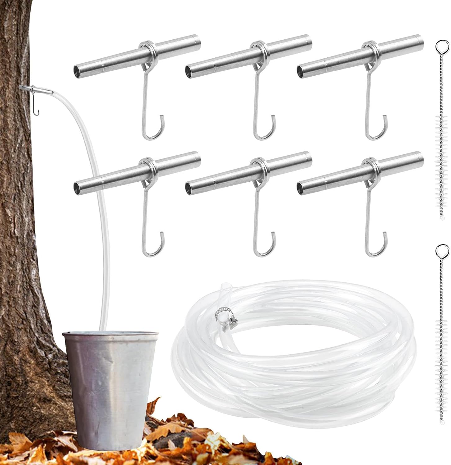 Amazon.com: Maple Syrup Tapping Kit, 6 Stainless Steel Spiles with ...