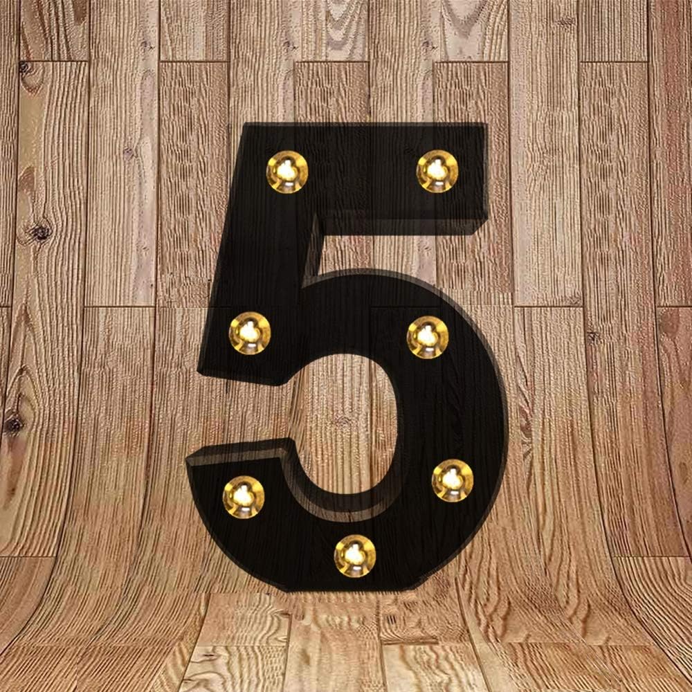 Amazon.com : Light up Number LED Marquee Number Lights Sign for Night ...