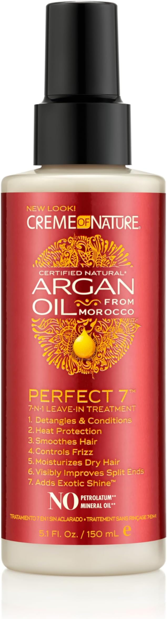 Amazon.com: Creme of Nature Argan Oil Foaming Mousse, Style & Shine ...