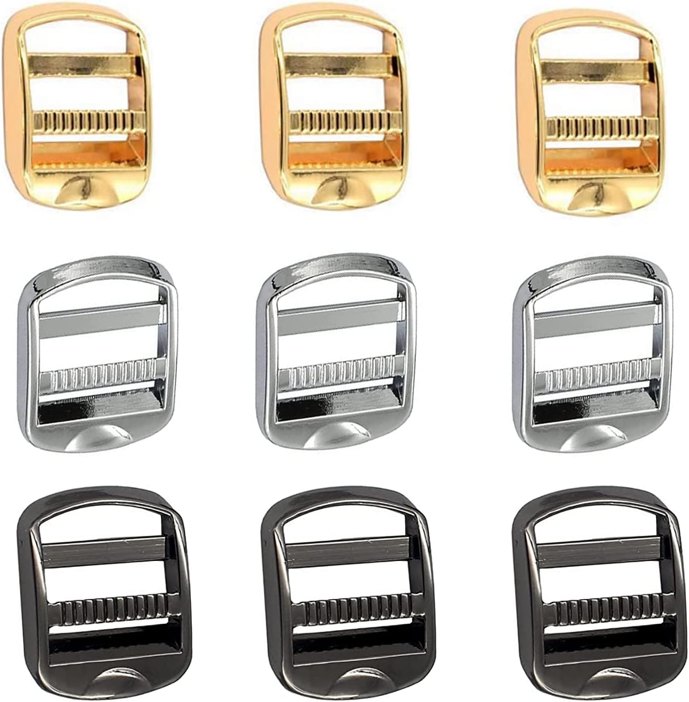 Metal Buckle Ladder Lock 1-inch Zinc Alloy Buckles for Backpack Handbag ...