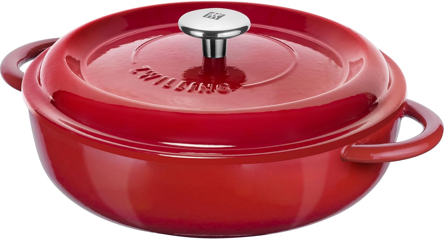 Zwilling 40202-002 Cast Iron Casserole Dish – Enamelled Braising Pan ...