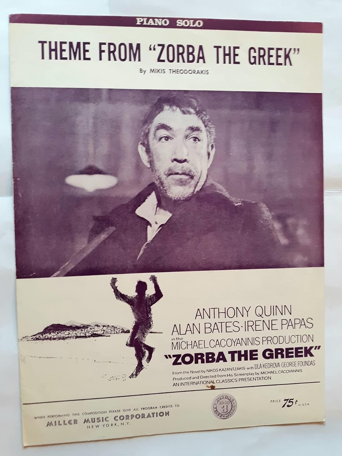 Theme from "Zorba the Greek" Piano Solo: Mikis Theodorakis: Amazon.com ...