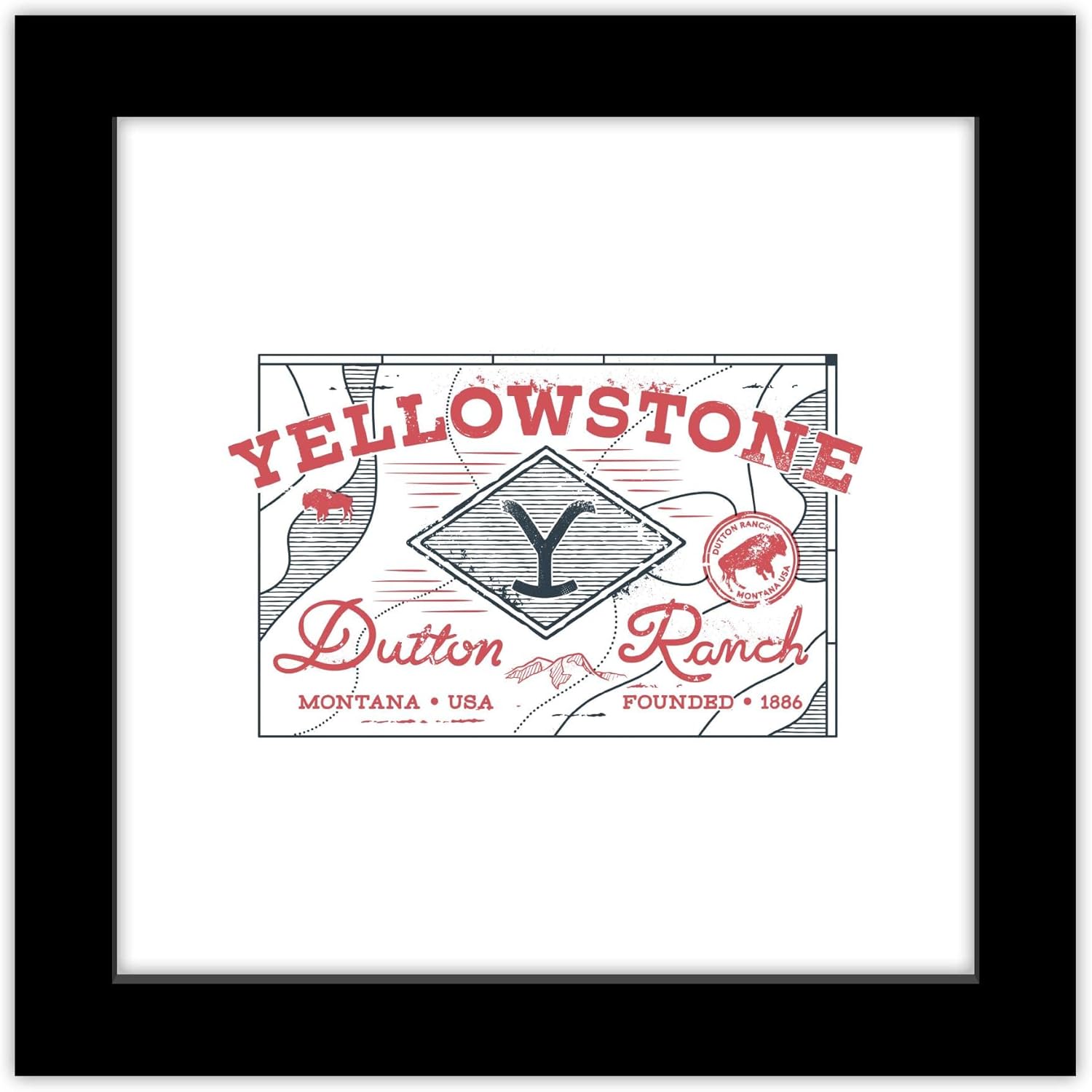Amazon.com: Trends International Gallery Pops Yellowstone - Dutton ...