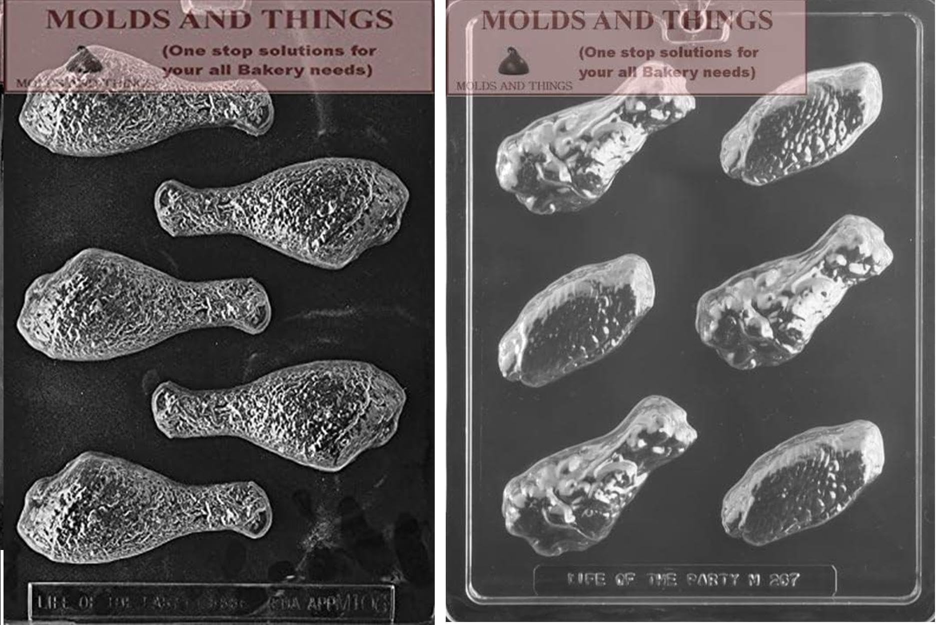 Amazon.com: Chicken Wings Chocolate candy mold Chicken Drumsticks ...