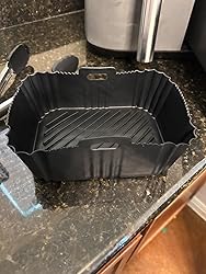 Amazon.com: 2PCS Ninja Air Fryer Liners, Non-Stick Silicone Air Fryer ...