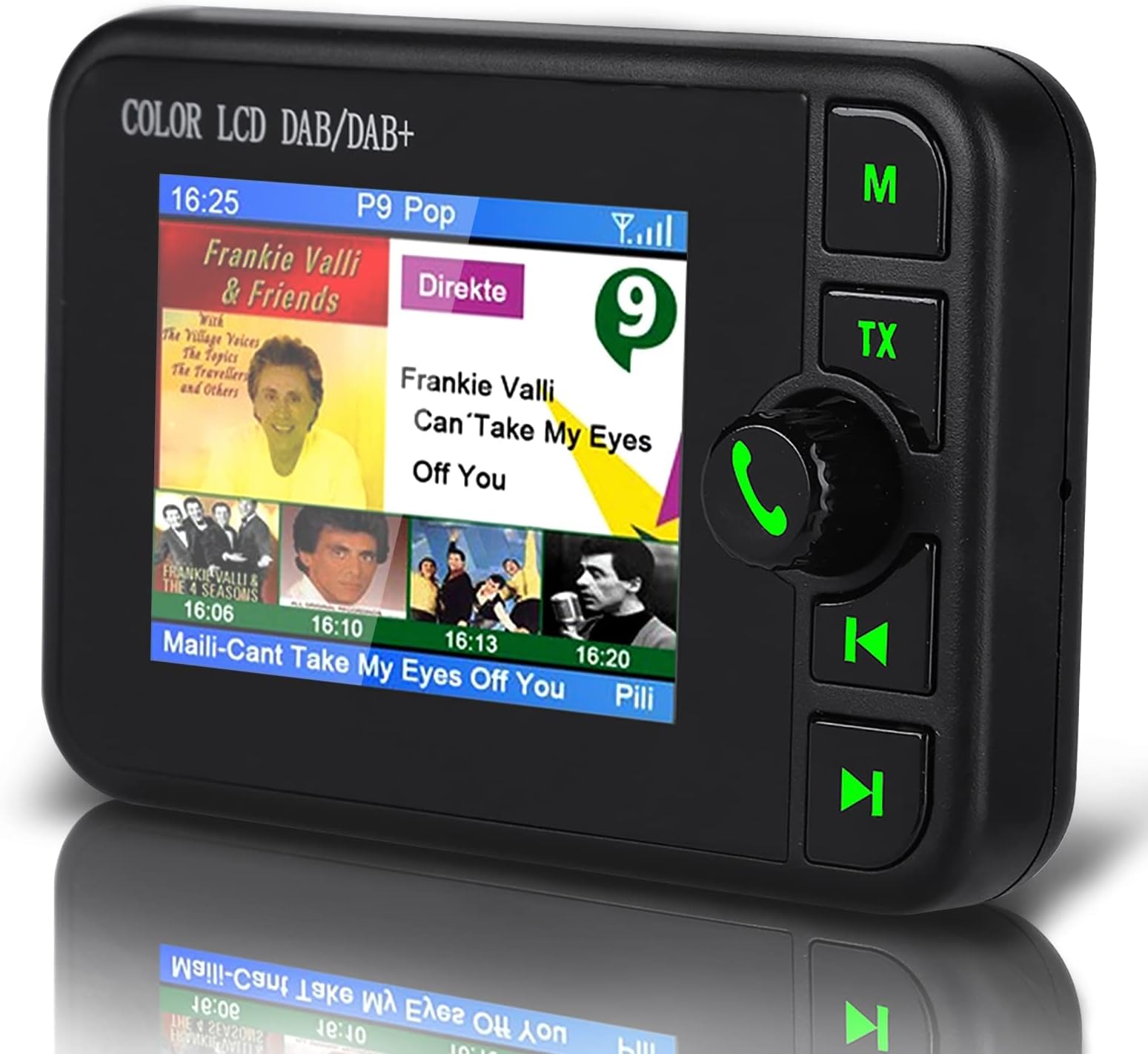 DAB/DAB+Autoradio Adapter,2,4" LCD Display mit Bluetooth ...