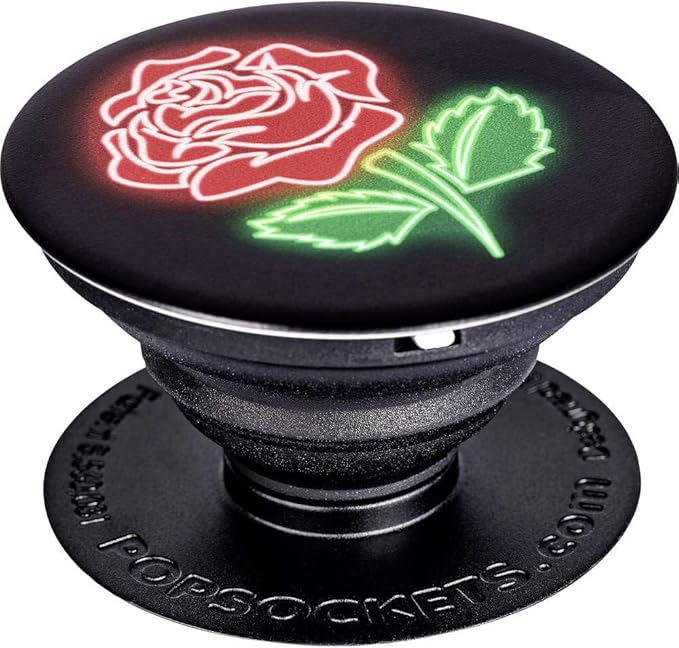 PopSockets Ausziehbarer Sockel und Griff für Smartphone/Tablet Neon ...
