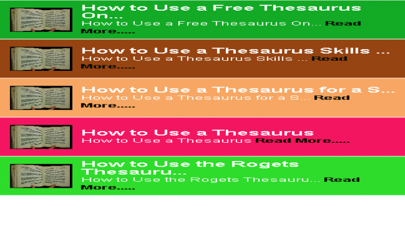 Thesaurus Free - App on the Amazon Appstore