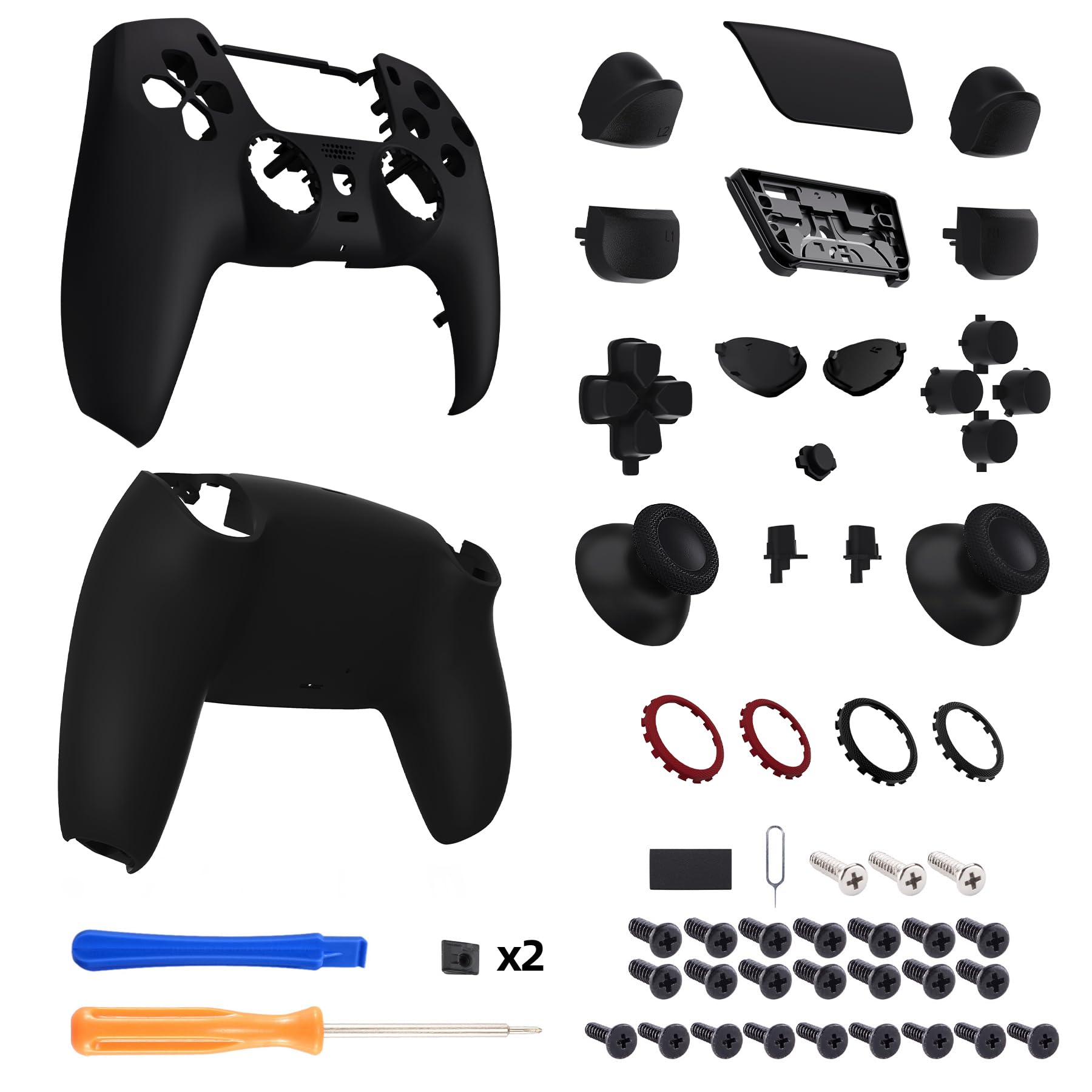 PS5 Clear EXtremeRate Easter Rabbit PS5 Controller Shell - Full Set ...
