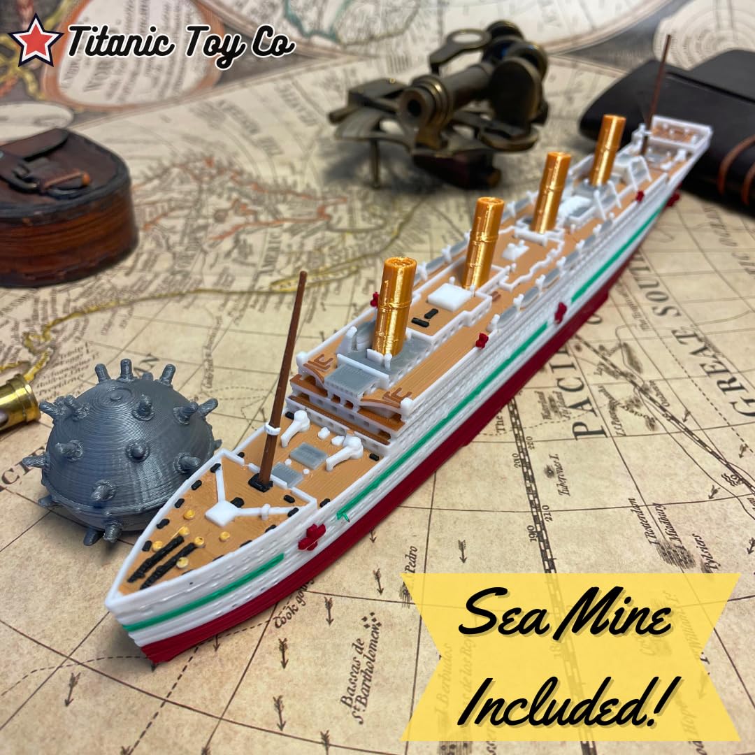 That Breaks In Half Titanic Toy Co 8 Inch RMS Titanic Model Ship ...