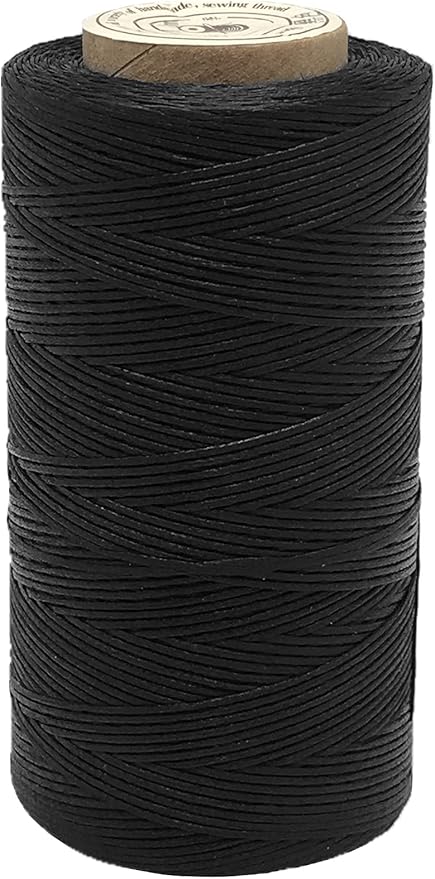 Amazon.com: Waxed Thread, 328 Yards 150D 1MM Leather Sewing Waxed ...