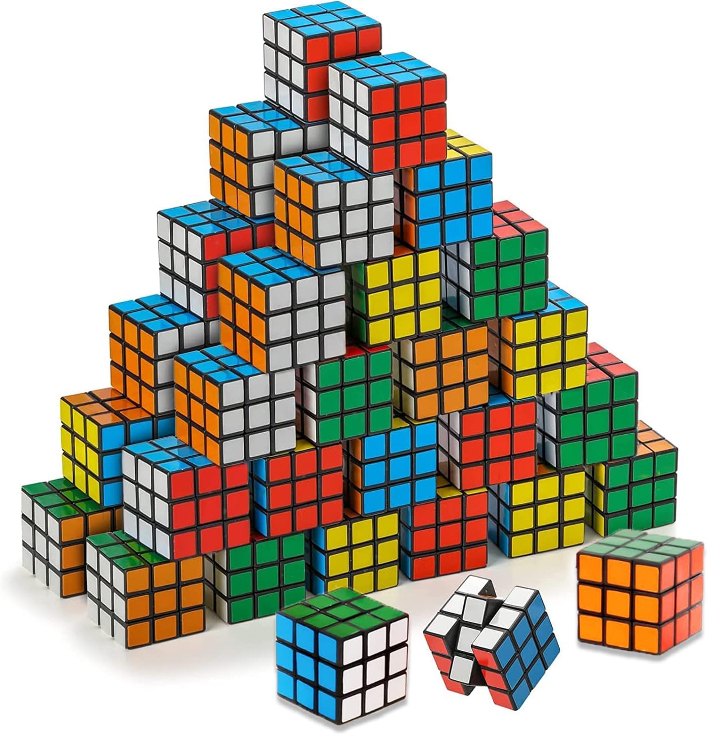 Amazon.com: 192pcs Mini Cubes, Puzzle Cubes, 1.18x1.18x1.18in Cube Set ...