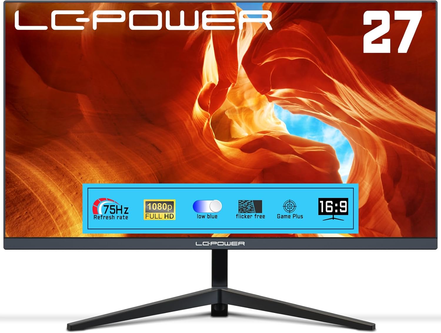 Amazon.com: LC-Power Monitor PC, 27in FHD Monitor for Home Office ...