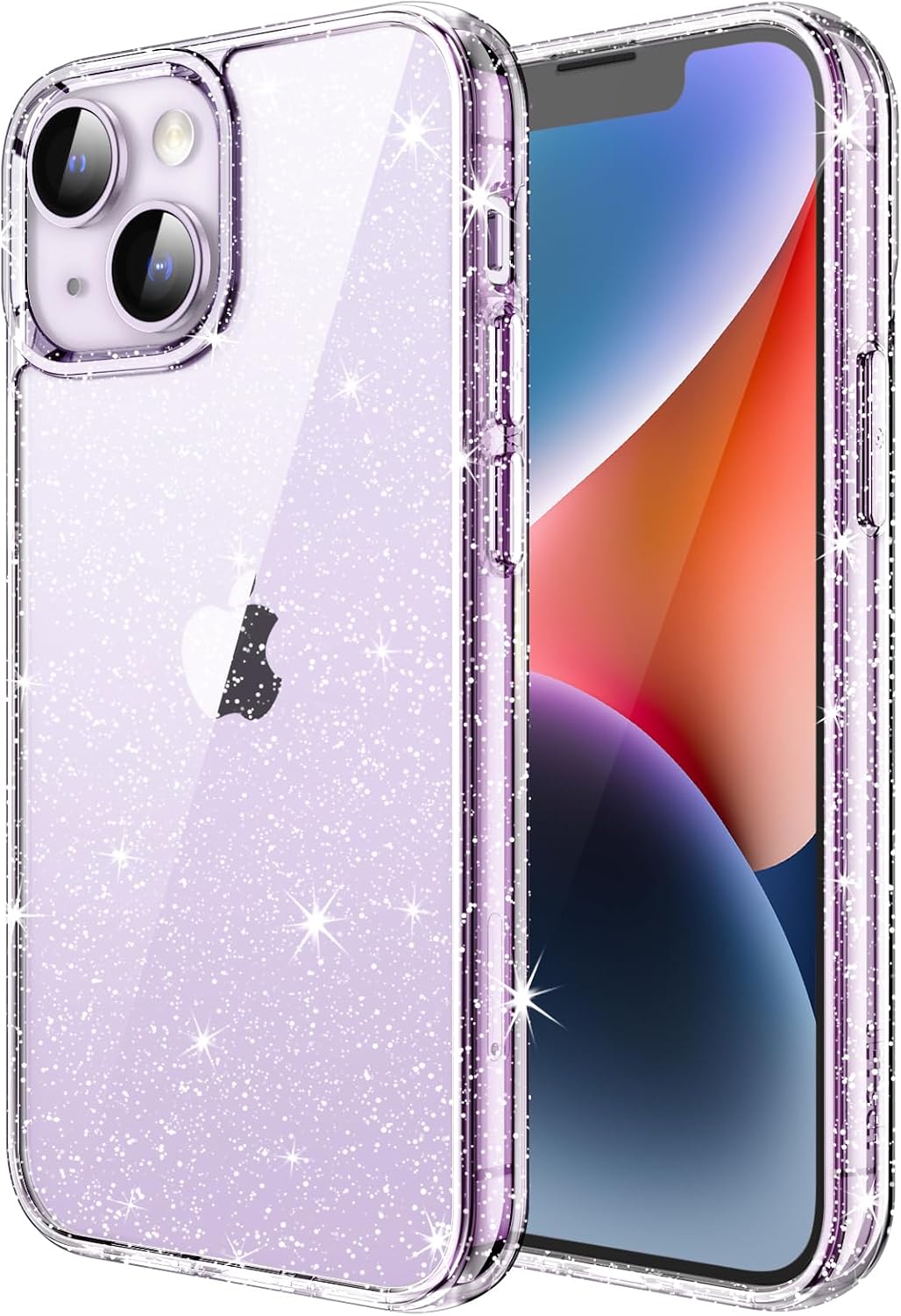 JETech Glitter Case for iPhone 14 Plus 6.7-Inch, Bling Sparkle ...