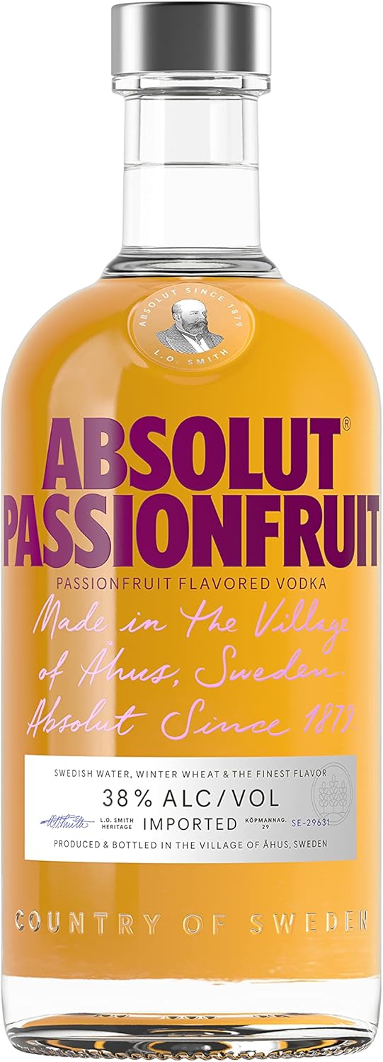 Absolut Passionfruit Flavoured Swedish Vodka, 70cl : Amazon.co.uk: Grocery