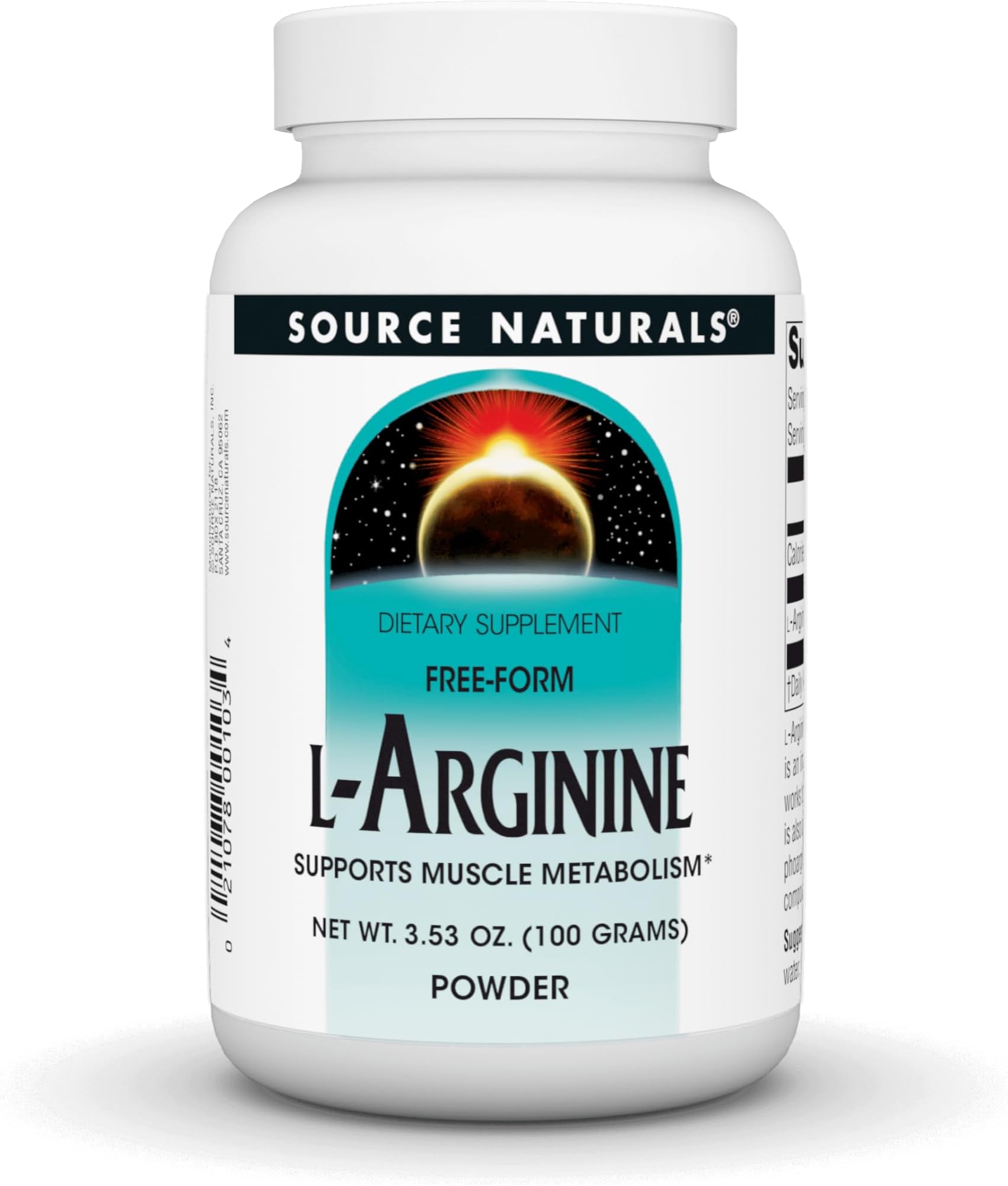 Amazon.com: Source Naturals L-Arginine Powder Supplement, Free Form ...