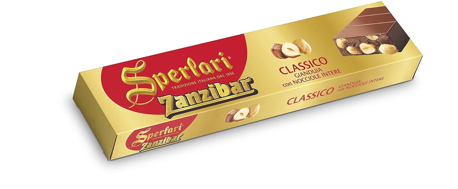 Amazon.com : Sperlari Zanzibar Milk Chocolate & Hazelnuts, Italian ...