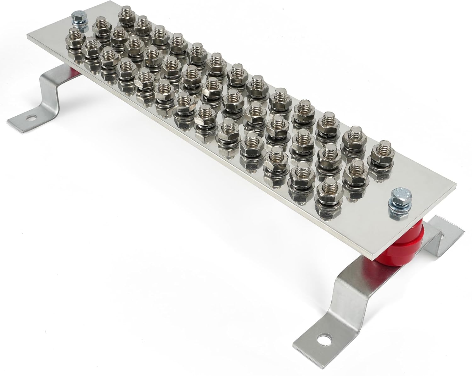 16" Length 39 Hole Classic Tin Copper Grounding Bar Kit for General ...